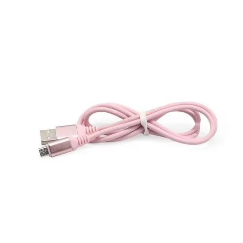 USB Data kabl Fashion micro USB pink 1m