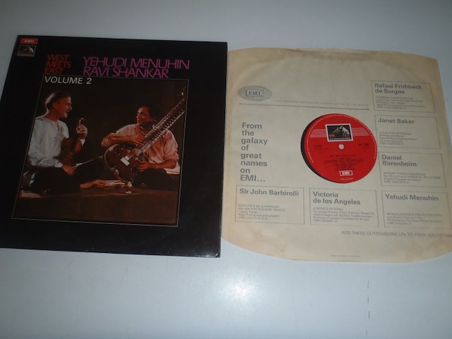 RAVI SHANKAR + MENUHIN West Meets East UK LP MINT