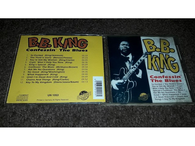 B.B. King - Confessin` the blues , ORIGINAL