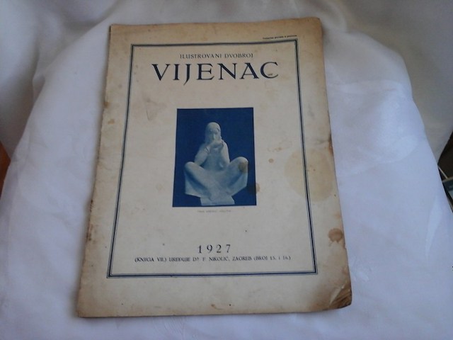 Ilustrovani dvobroj Vijenac 1927 broj 15 i 16