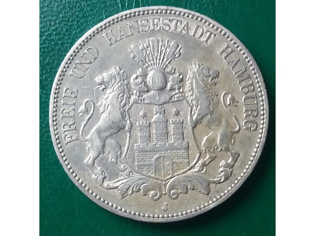 5 MARK 1904 J srebro