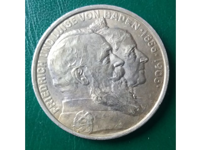 5 MARK 1906 srebro