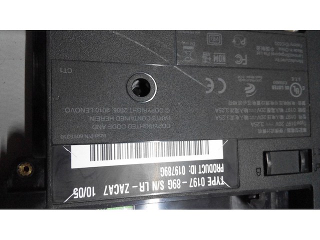 Lenovo EDGE 13 0197 Donji deo kucista