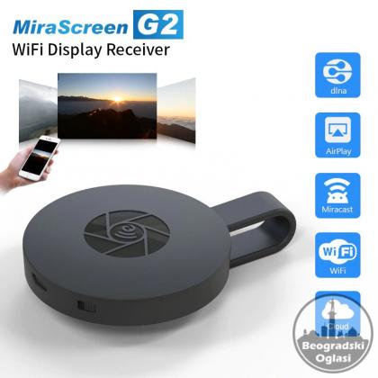 MiraScreen G2 TV, Wireless WiFi Display, DLNA, 1080P