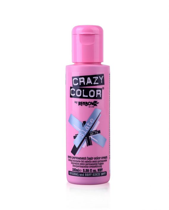 Polutrajna boja za kosu Crazy Colour Slate