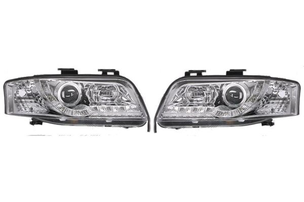 Far Audi A6 01-05, set, H1, LED parkirna svetla, tuning