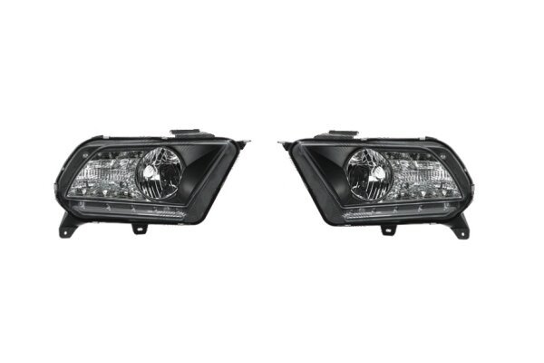 Far Ford Mustang 09-15, USA, set, LED, crni