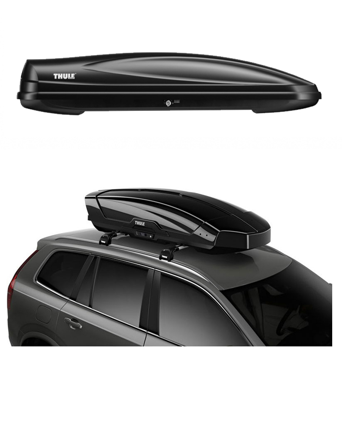 KROVNI KOFER ZA PUTNIČKA VOZILA FORCE XT ALPINE 420L AERO BLACK Thule