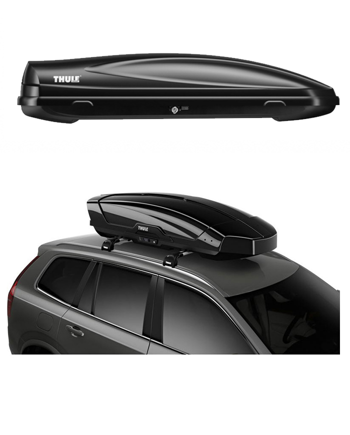 KROVNI KOFER ZA PUTNIČKA VOZILA FORCE XT M 400L AERO BLACK Thule