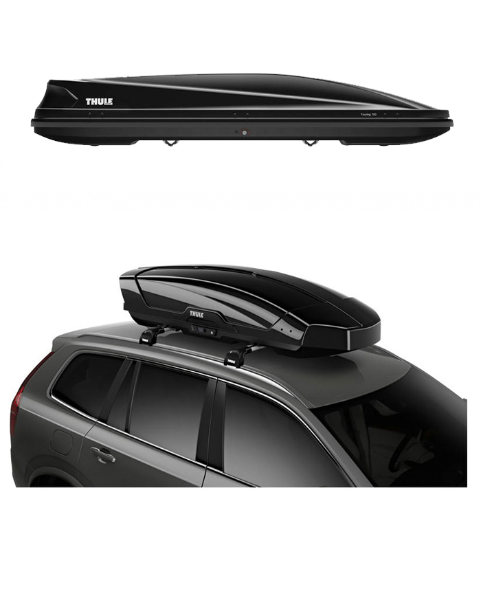 KROVNI KOFER ZA PUTNIČKA VOZILA TOURING ALPINE 430L GLOSSY BLACK Thule