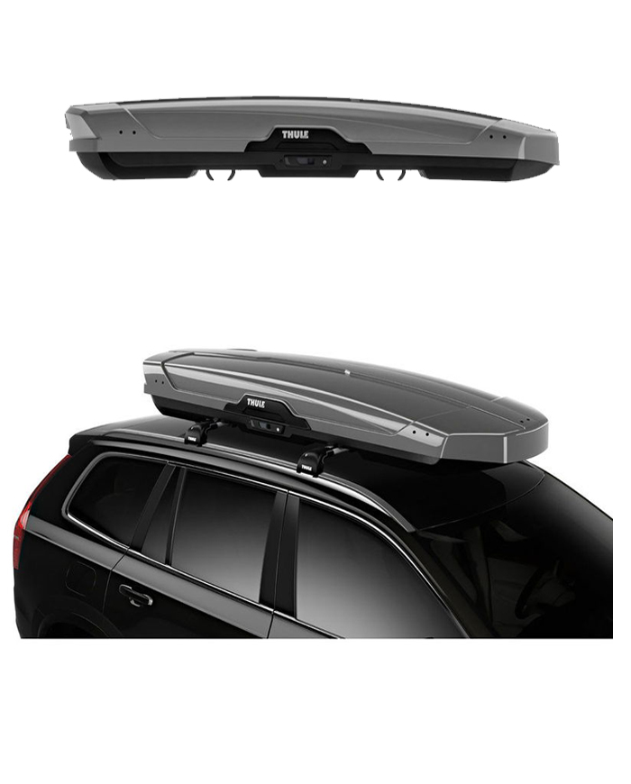 KROVNI KOFER ZA PUTNIČKA VOZILA MOTION XT ALPINE 450L TITAN GLOSSY BLACK Thule