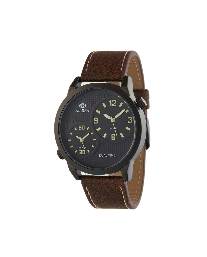 MUŠKI RUČNI SAT DUAL TIME B4123302 BROWN Marea