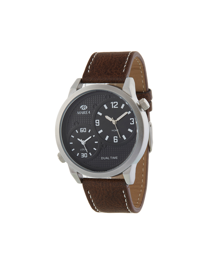 MUŠKI RUČNI SAT DUAL TIME B4123301 BROWN Marea