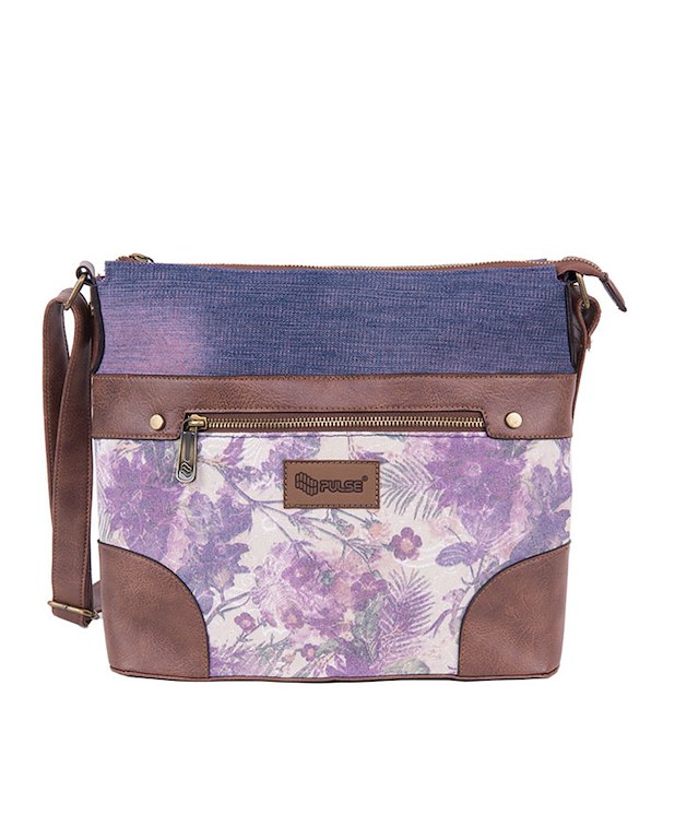 TORBA JEANS FLORAL BLUE Pulse