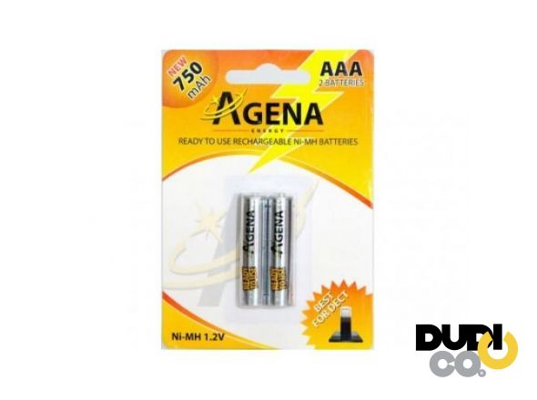 AGENA R3 750mah 1.2V AAA punjive baterije