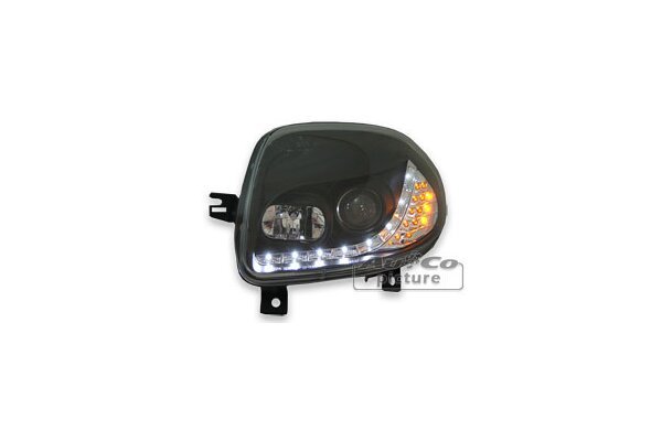 Far Renault Clio 98- DRL izgled crni LED