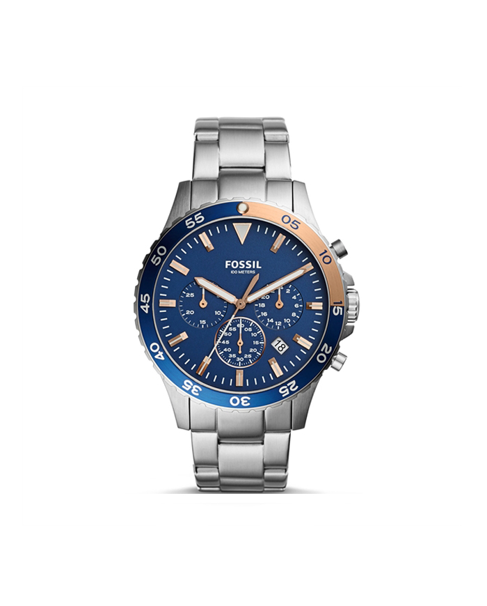 MUŠKI RUČNI SAT CREWMASTER SPORT CH3059 STEEL Fossil