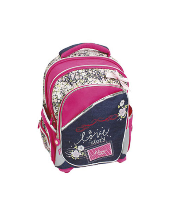 RANAC LOVE STORY JEANS BACKPACK PINK Connect