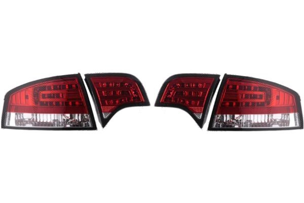 Zadnje svetlo Audi A4 04-07, karavan, LED, set, crvena