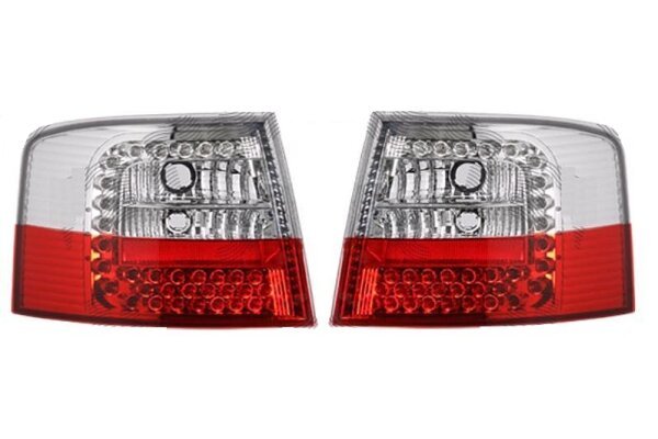 Zadnje svetlo Audi A6 97-05, LED, set, karavan, crveno-prozirno