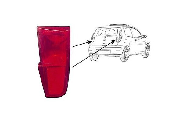 Zadnje svetlo Fiat Punto 03- Unutarnji deo