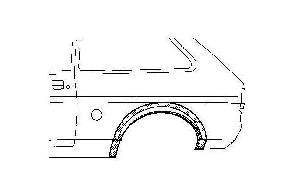 Rub blatobrana Ford Fiesta 83-89