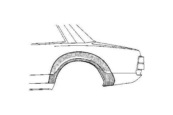 Rub blatobrana Ford Tanus II/III 76-