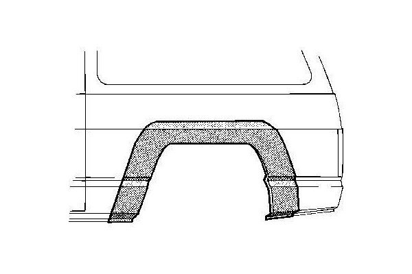 Zadnji rub Nissan Patrol 81-94