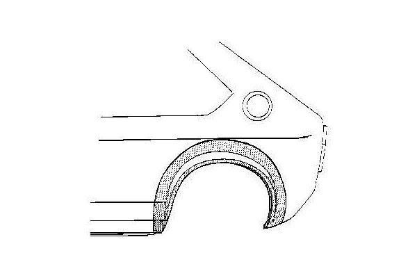 Zadnji rub Volkswagen Scirocco 74-81