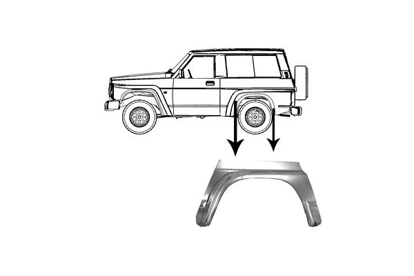 Zadnji ugao Nissan Patrol 90- 2VR