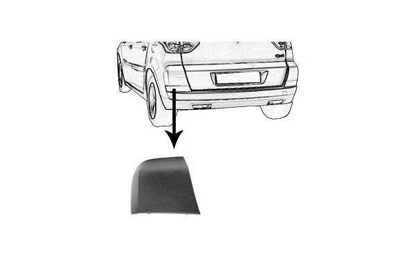 Lajsna branika Citroen C4 Picasso 06-, zadnja