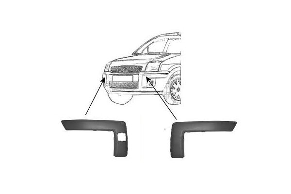 Lajsna branika Ford Fusion 05-