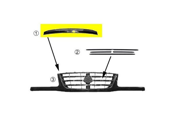 Lajsna gornja Suzuki Grand Vitara 01-