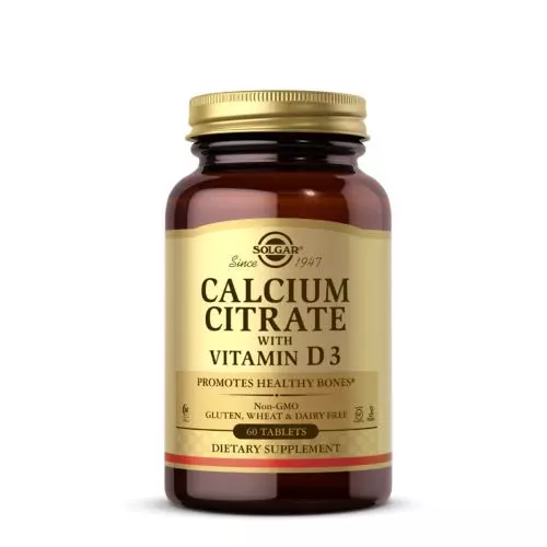 Solgar Kalcijum citrat sa vitaminom D3 60 tableta