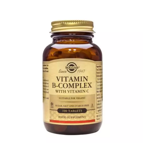 Solgar Kompleks vitamina B sa vitamnom C 100 tableta