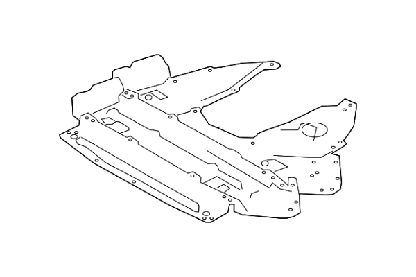 Zaštita ispod branika 27D1345X - Nissan Altima 15-18