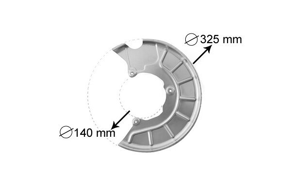 Zaštita od prašine (prednja) Audi A1 10-