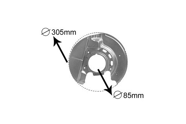 Zaštita od prašine (prednja) BMW Serije 3 (E30) 83-
