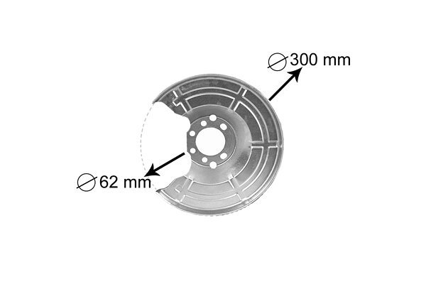 Zaštita od prašine (zadnja) BMW 3 E46 01-05 Limo/Kar