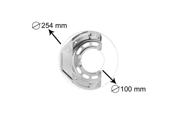 Zaštitni lim kočnica (prednji) Opel Vectra B 95-