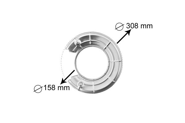 Zaštitni lim kočnica (zadnji) Opel Vectra B 95-