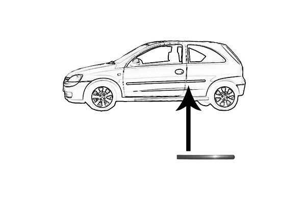 Bočna lajsna Opel Corsa C 00-06 3V