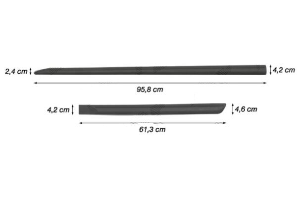 Bočne lajsne Suzuki SX4 06-13, 95,8/61,3 cm