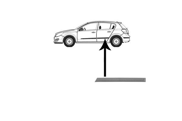 Lajsna vrata (pozadi) Opel Astra H 04-, 4/5V + za lakiranje