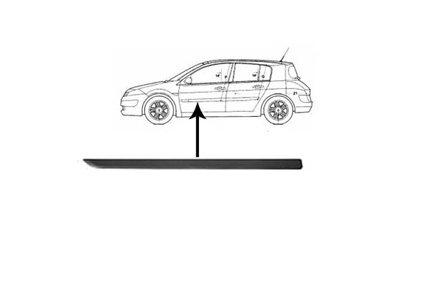 Lajsna vrata (spreda) Renault Megane 06-