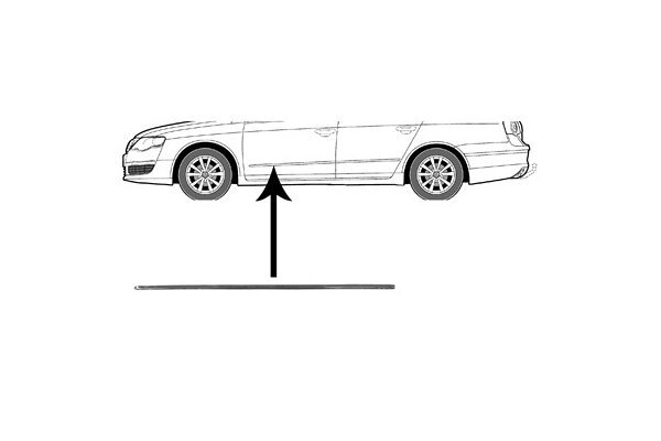 Lajsna vrata (spreda) Volkswagen Passat 05-10