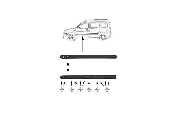 Lajsna za vrata Renault Kangoo 97-