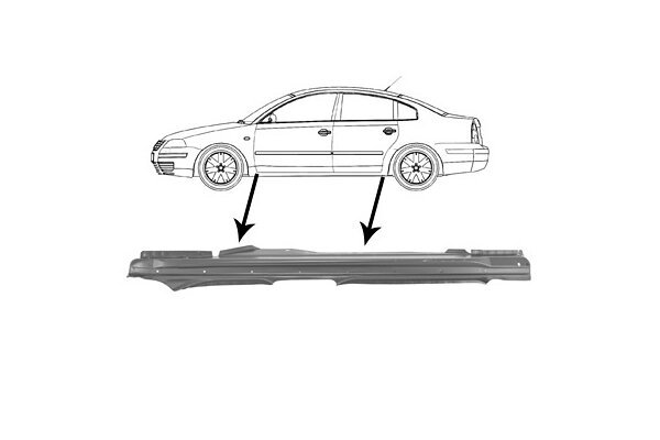 Prag (lajsna) Volkswagen Passat 97-00