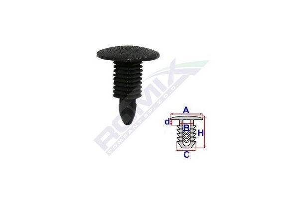 Set za pričvršćivane Alfa Romeo/Fiat/Lancia A175047C 10 komada
