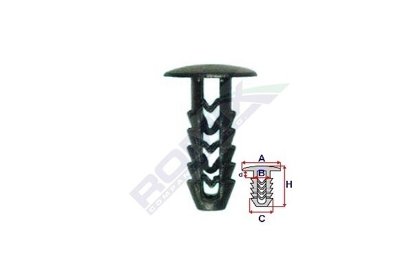 Set za pričvršćivane Alfa Romeo/Fiat/Lancia RX10073 25 komada